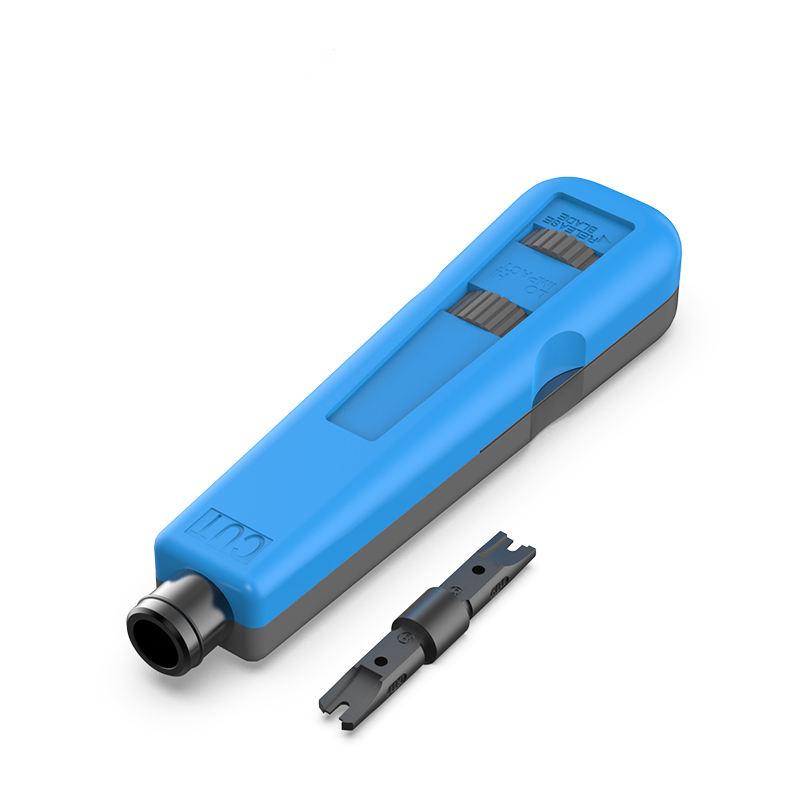 Instrument sertizat profesional, Punch Down Tool, Albastru - eMAG.ro