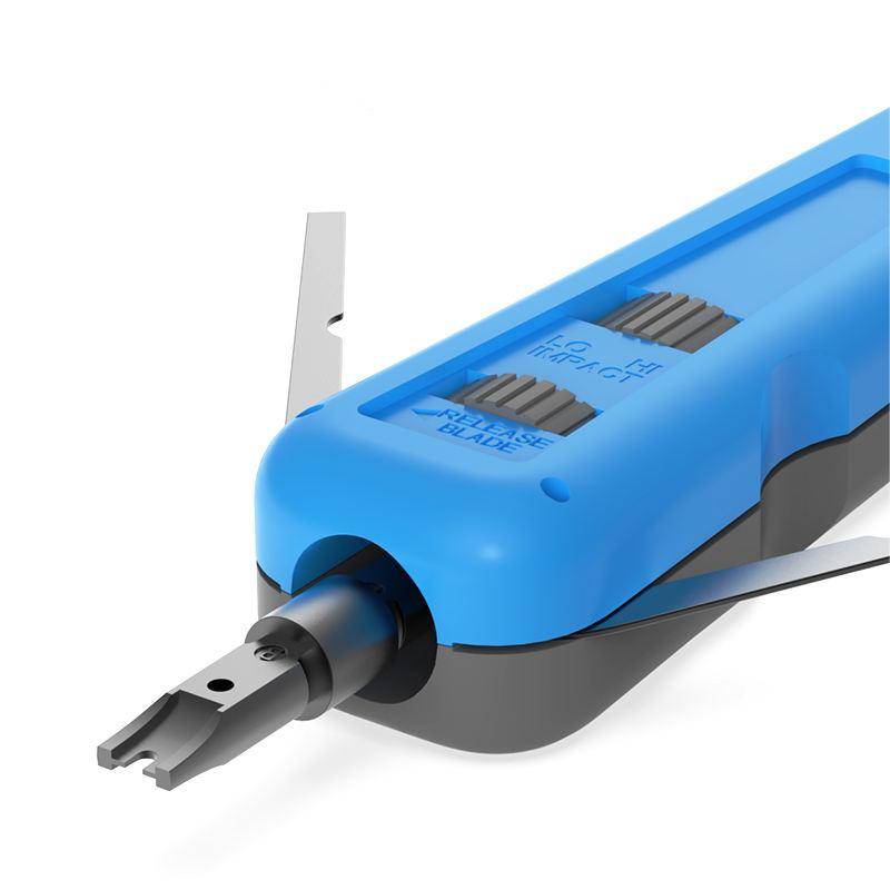 Instrument sertizat profesional, Punch Down Tool, Albastru - eMAG.ro