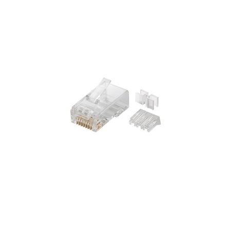 Мрежов щепсел RJ45 8P8C Cat6A неекранирани позлатени контакти 50µ ...