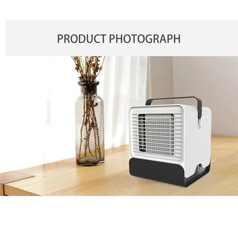 Mini racitor portabil de aer, Plastic, USB, Alb - eMAG.ro