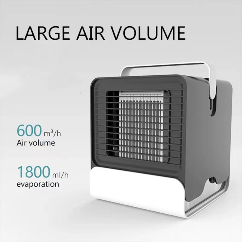 Mini racitor portabil de aer, Plastic, USB, Negru - eMAG.ro