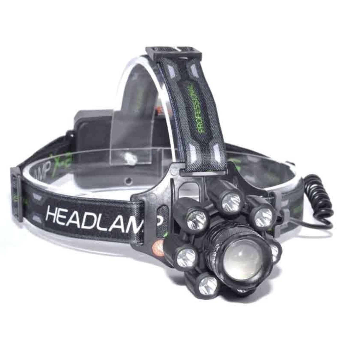 Lanterna frontala 8 led-uri cu acumulatori inclusi - eMAG.ro