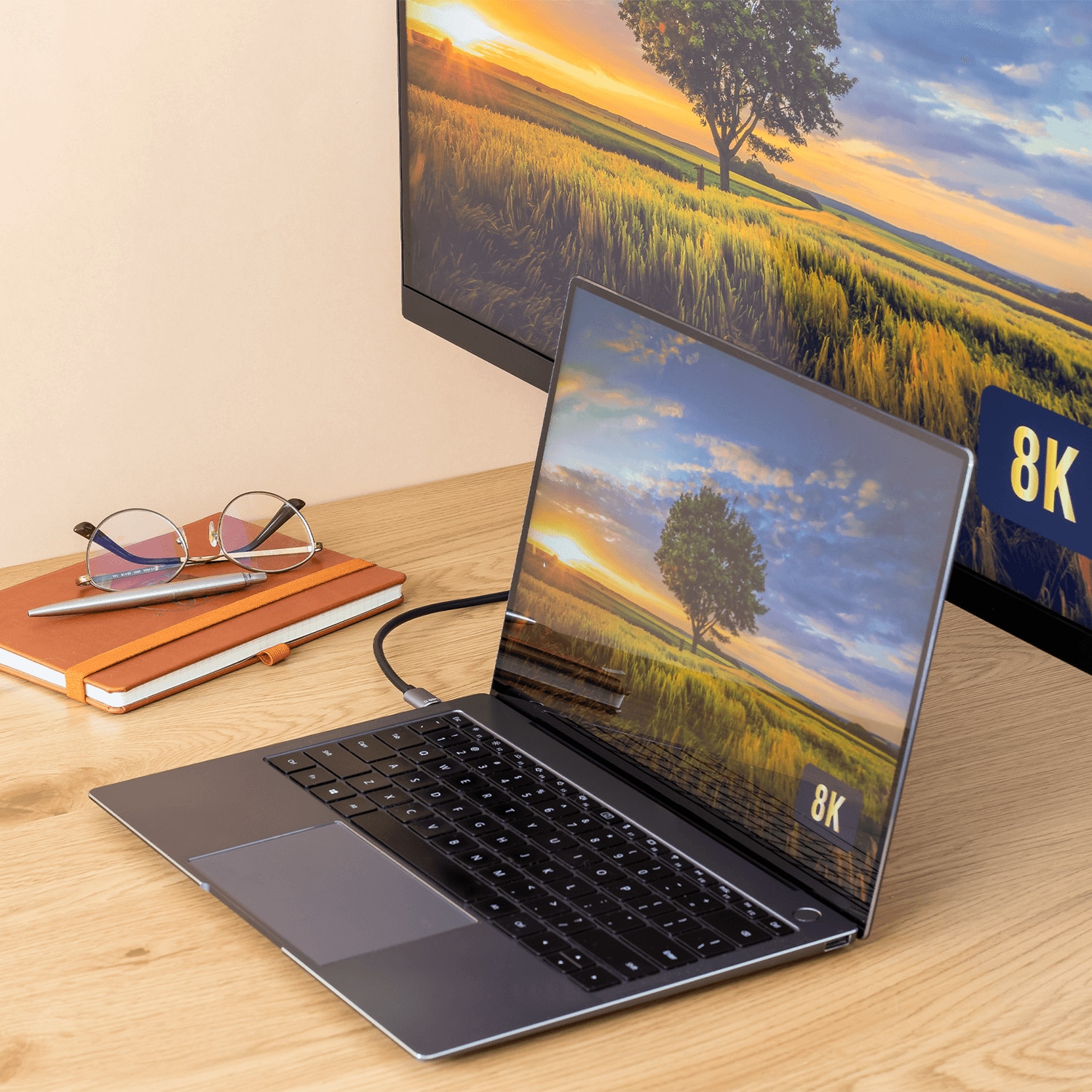 Кабел USB C DisplayPort 8K 4K 144Hz 1.8M Reagle USB-C USB Type C мъжки ...
