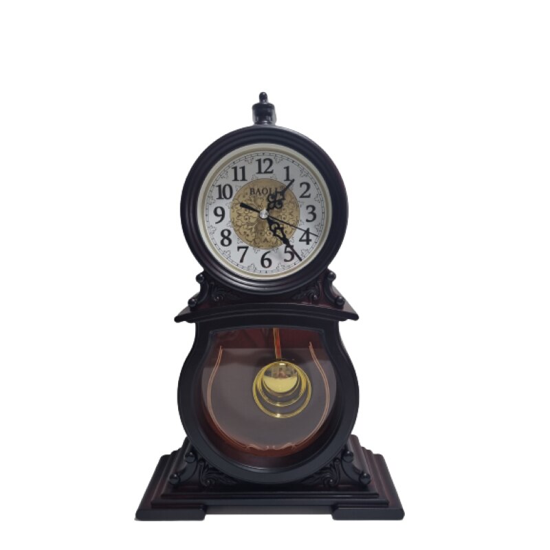 Ceas cu pendul negru,28x40 cm - eMAG.ro