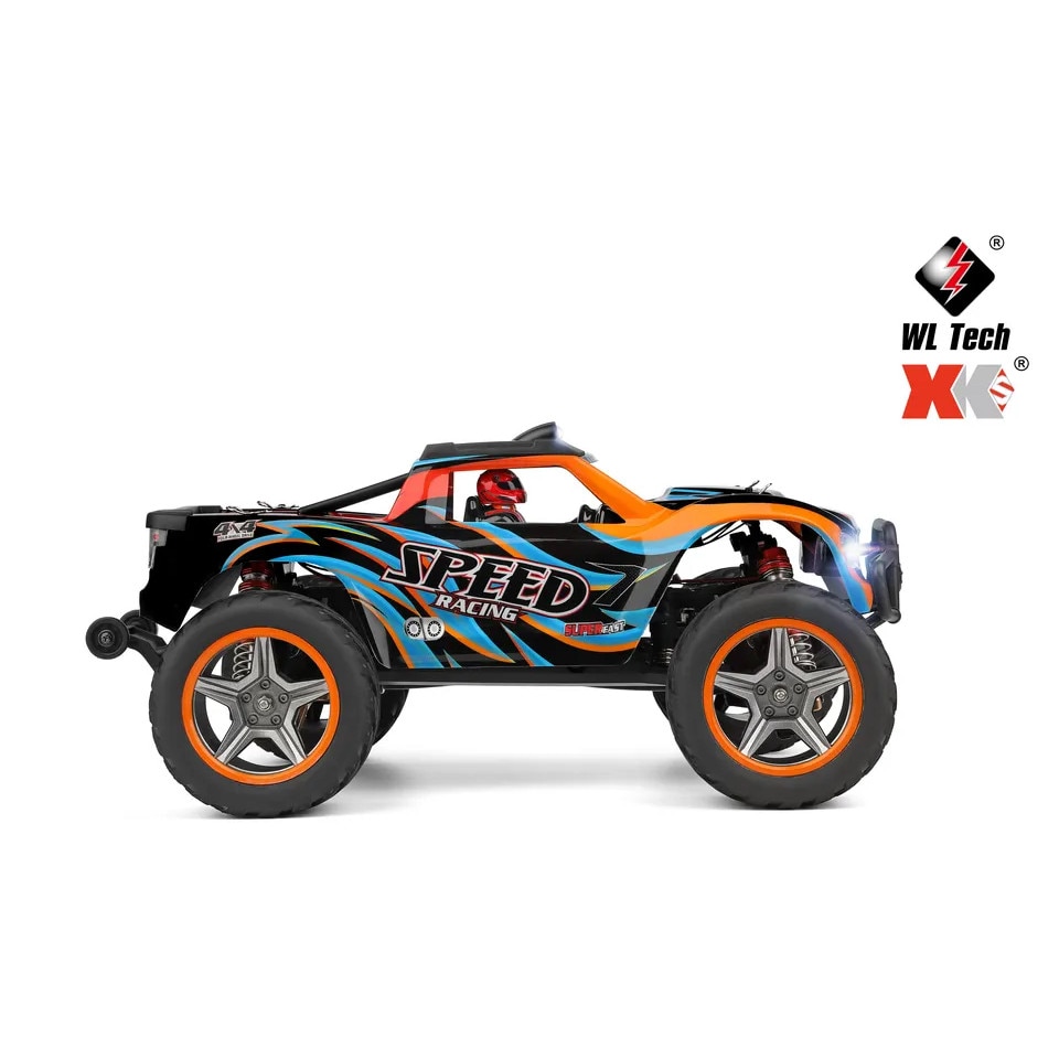 Masina cu telecomanda, RC, offroad, MT 4x4 WLToys 1:10, 45km/h, piese ...