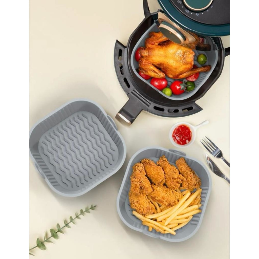 Tava Protectie silicon pentru Air Fryer si aparatele cu abur, impiedica ...