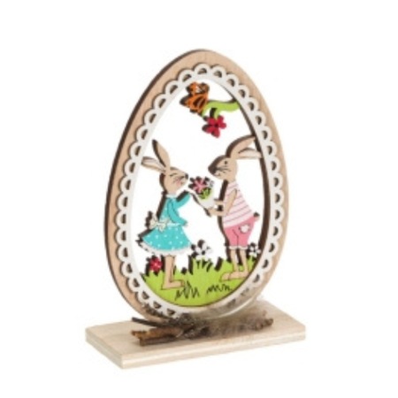Decoratiune de Paste, lemn, 9x4x14 cm - eMAG.ro
