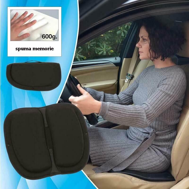 Perna scaun cu spuma memorie, 40x35cm, pliabila, Comfort, RK19052 Car+ ...