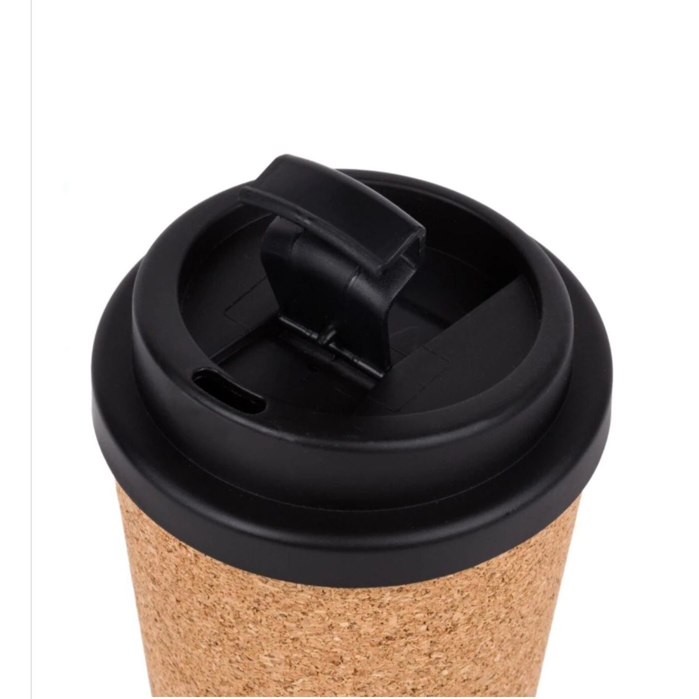 Pahar reutilizabil cu capac pentru cafea, 500 ml, Negru/Maro - eMAG.ro