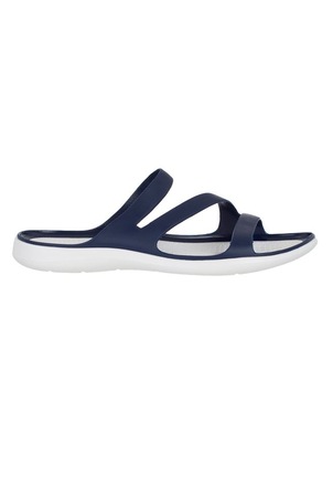 Slapi pentru dama, din spuma PVC, 38 EU, alb-albastru - eMAG.ro