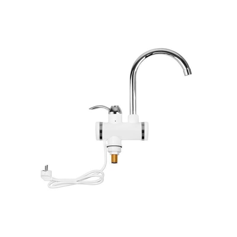 Robinet electric pentru Incalzit apa WO White OS, cu afisaj temperatura ...