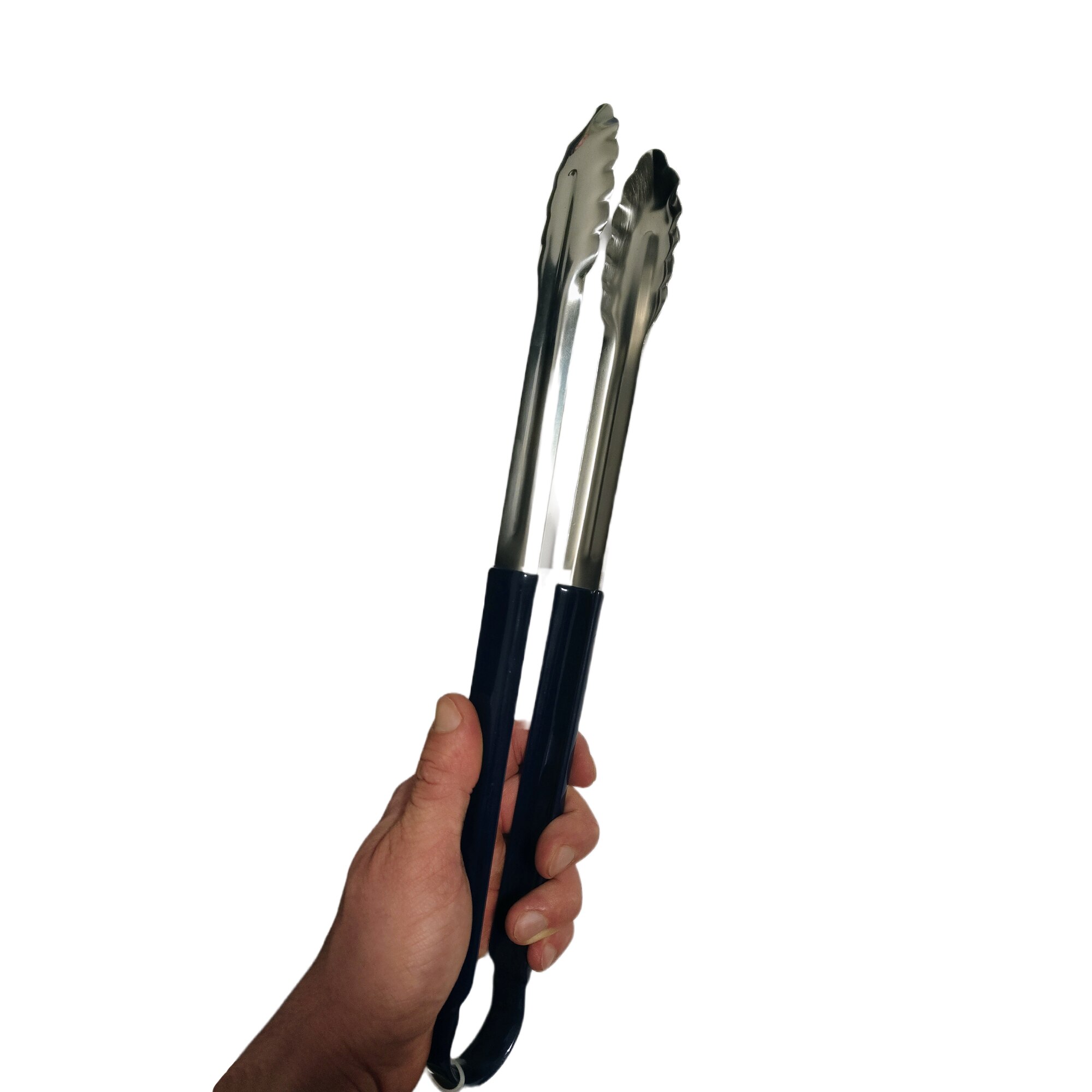 Cleste Gratar Inox, Maner Ergonomic Silicon, 40cm - eMAG.ro