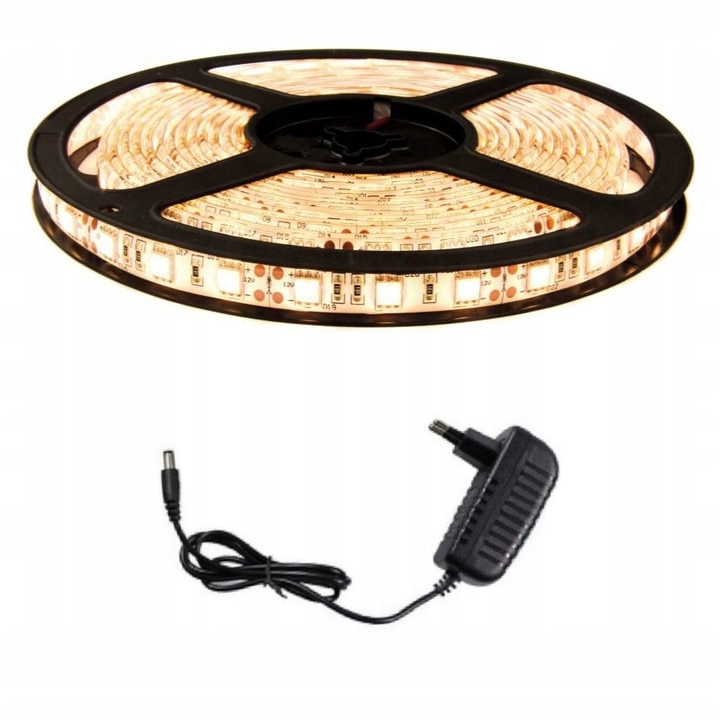 Banda LED fara sursa de alimentare, 5 m - eMAG.ro