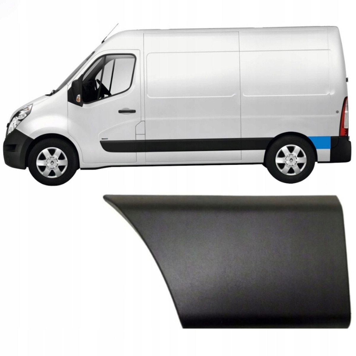 Forma laterala cu 5x clame Renault Master, Modecar, Negru - eMAG.ro