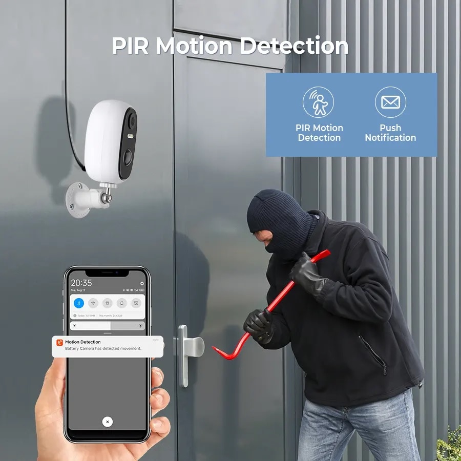 Камера за Наблюдение със Соларен Панел ZoomEye® Pro 3MP, WiFi, Нощно ...