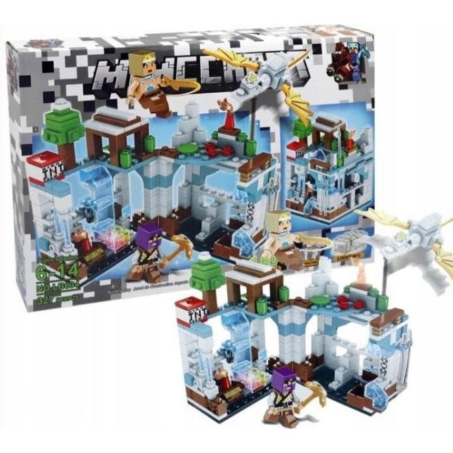 Set de constructie Minecraft, 327 piese, 6-14 ani, Multicolor - eMAG.ro