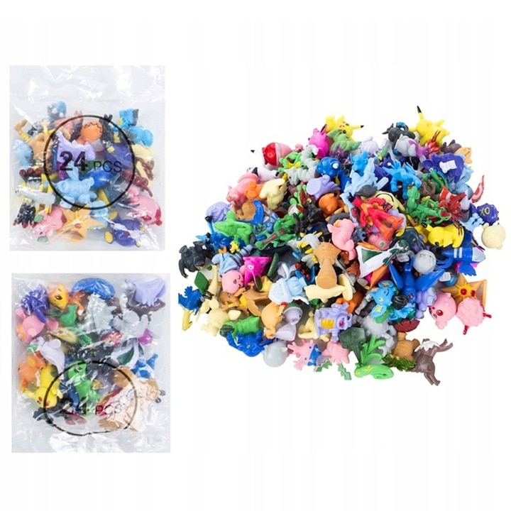 Set 48 figurine Pokemon Go, +5ani, Multicolor - eMAG.ro