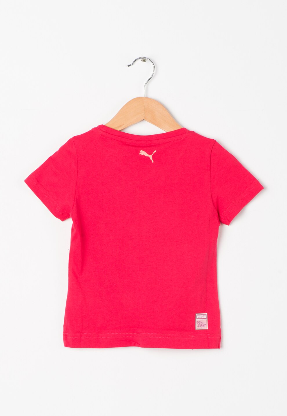 Puma Tricou roz aprins regular fit cu imprimeu desene animate 128 - eMAG.ro