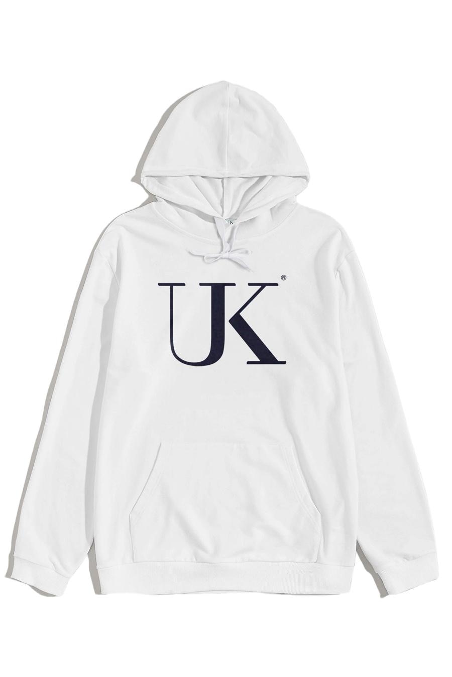 Hanorac barbati UnitedKind, Bigger UK Blue, Bumbac, Alb, XL - eMAG.ro