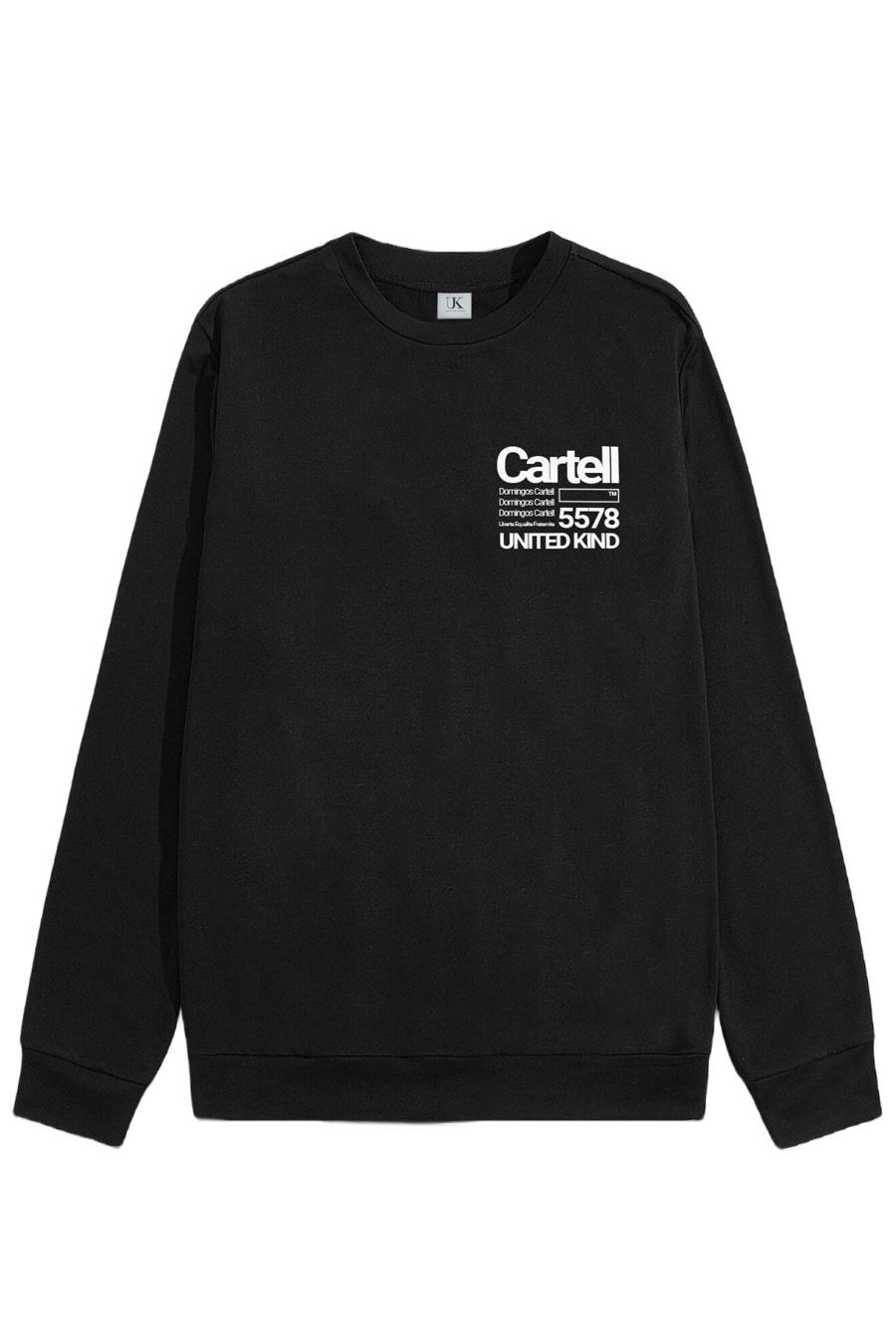 Bluzon barbati UnitedKind, Cartell, Bumbac, Negru, XL - eMAG.ro