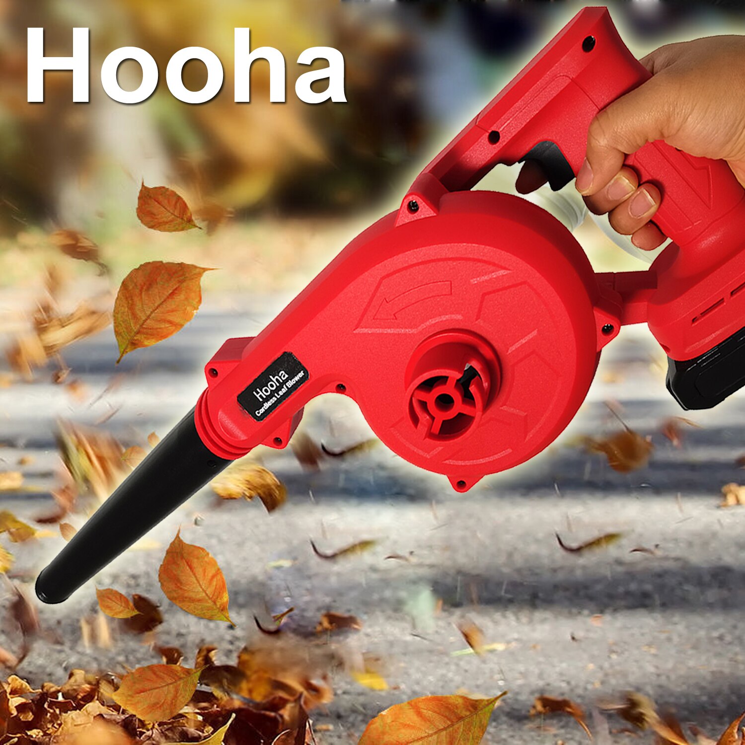 Suflanta pentru frunze, Hooha, Cu acumulator, 21 V, 2.0 AH, 3000 W ...