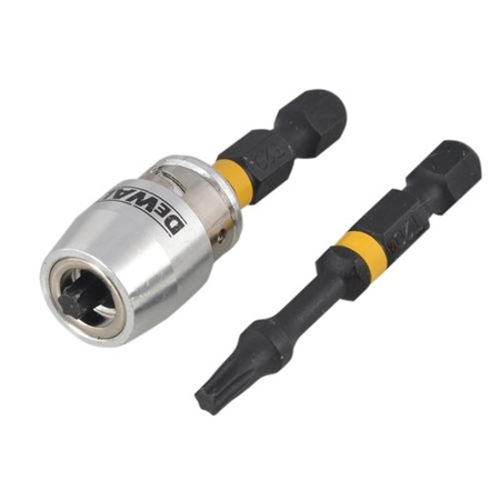Set bit si mandrina, DeWalt, TX25, 50mm, Negru - eMAG.ro