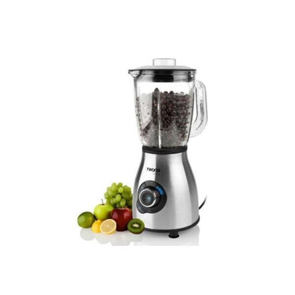 Blender ETA, Twixer 362483, Sticla/Inox, 1000W, 1.75 L, Negru/Inox ...