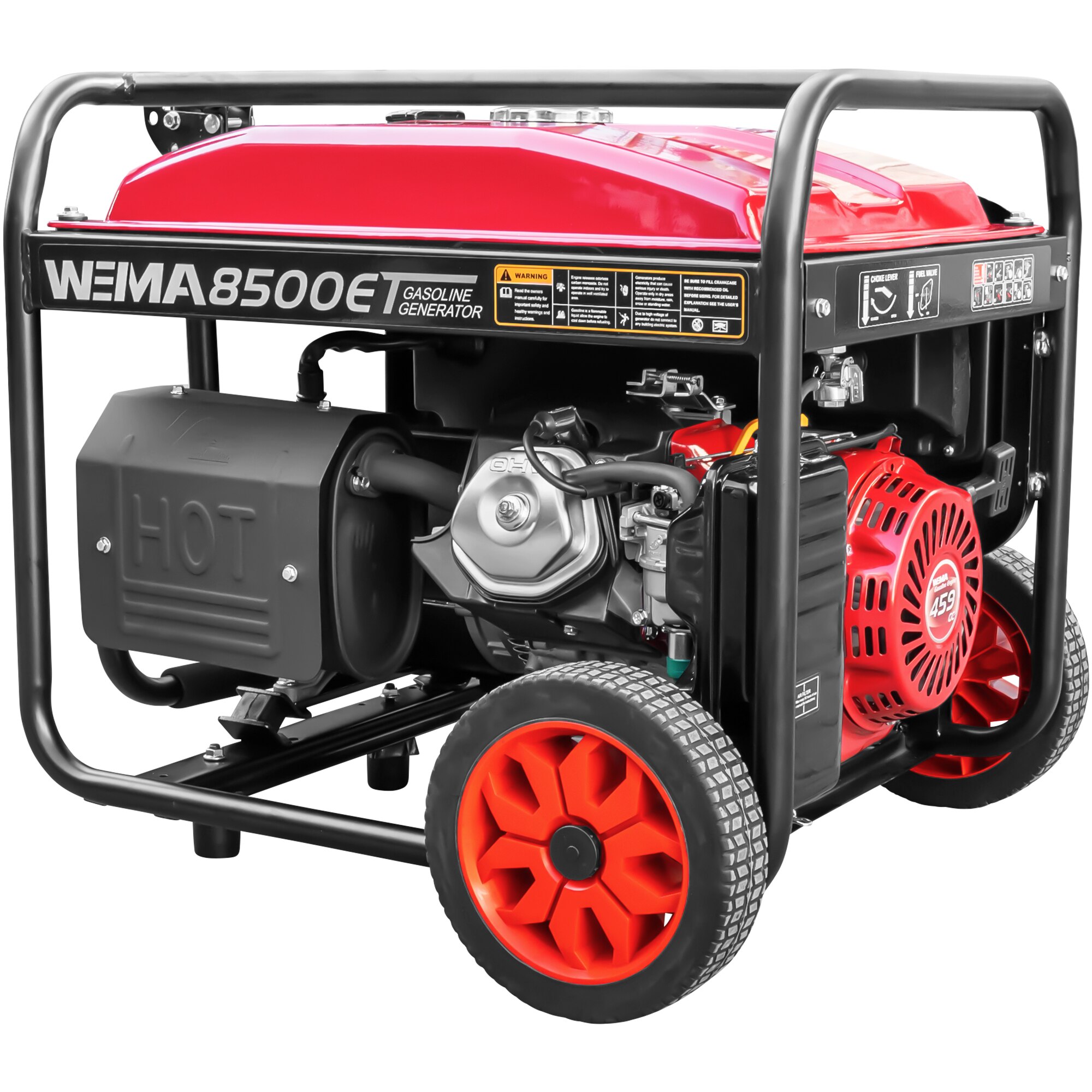 Generator curent Weima WM 8500E, Inverter, motor 18 CP, 4 timpi, putere maxima 8kVA, 230V ...