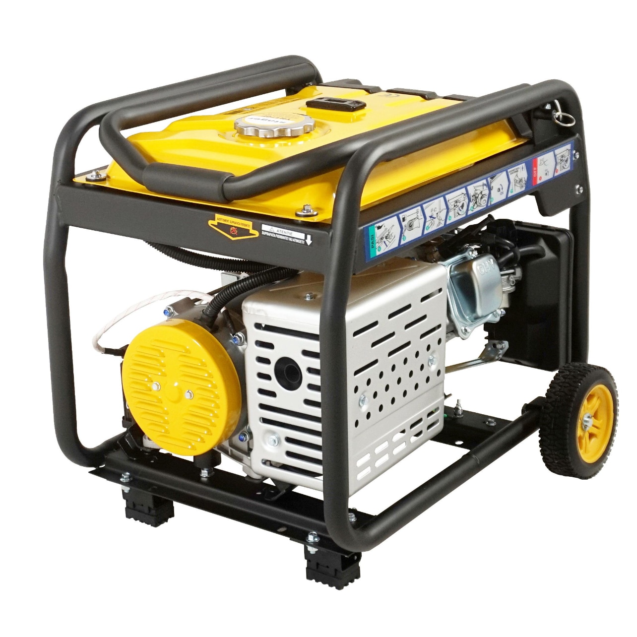 Generator curent Stager FD 3600ER, putere 3 kW, 230V, benzina, pornire ...