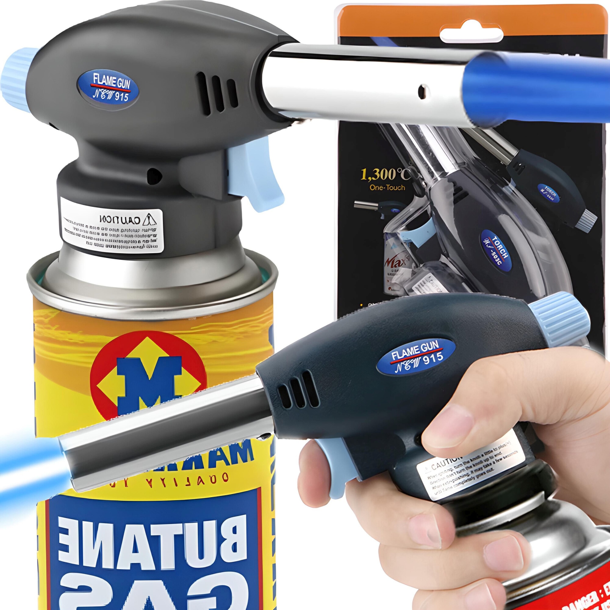 Arzator Gaz RETOO HandyTools, Aprindere Piezoelectrica, Reglare Flacara ...