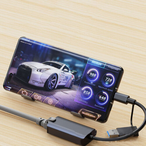 Adaptor USB Type-C la Retea Gigabit Ethernet RJ45, IntellHub®, Placa ...