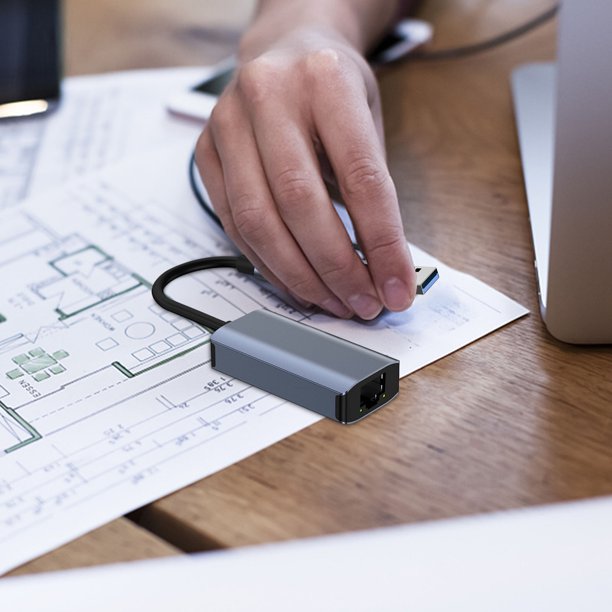 Adaptor USB Type-C la Retea Gigabit Ethernet RJ45, IntellHub®, Placa ...