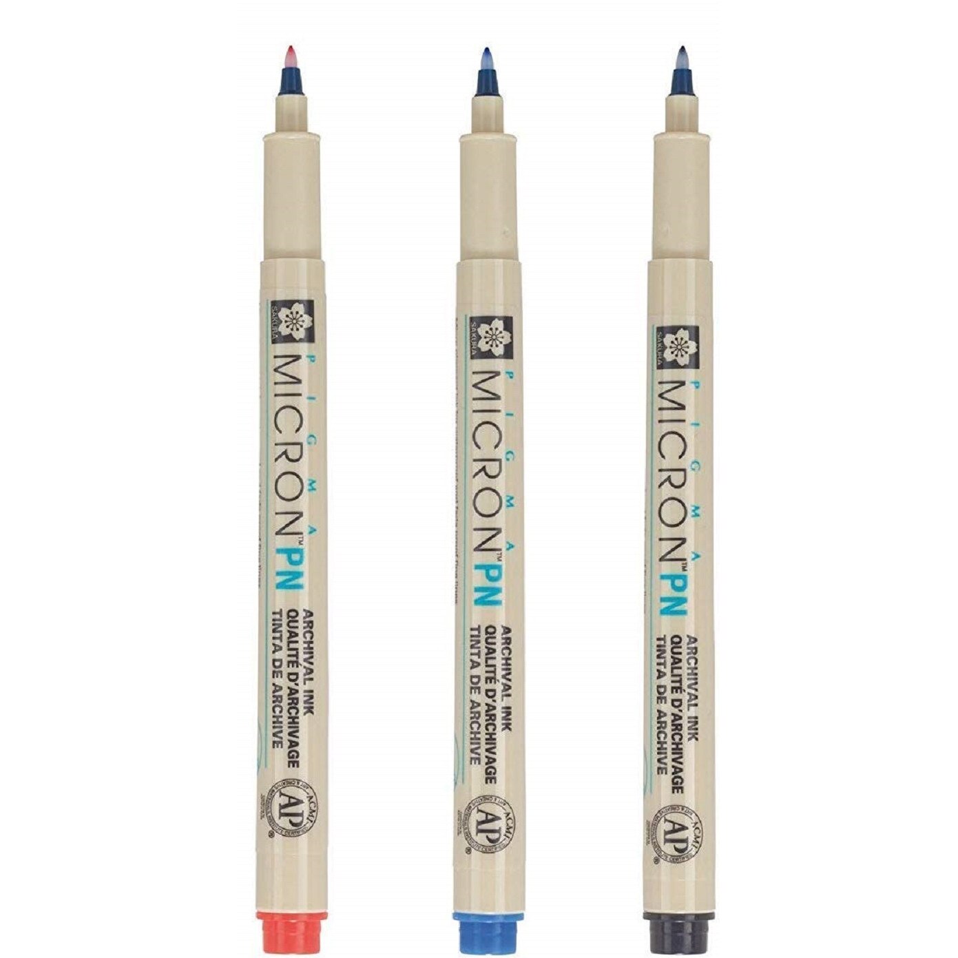 Set 3 Fineliners Sakura Pigma Micron Office PN, Culori De Baza - eMAG.ro