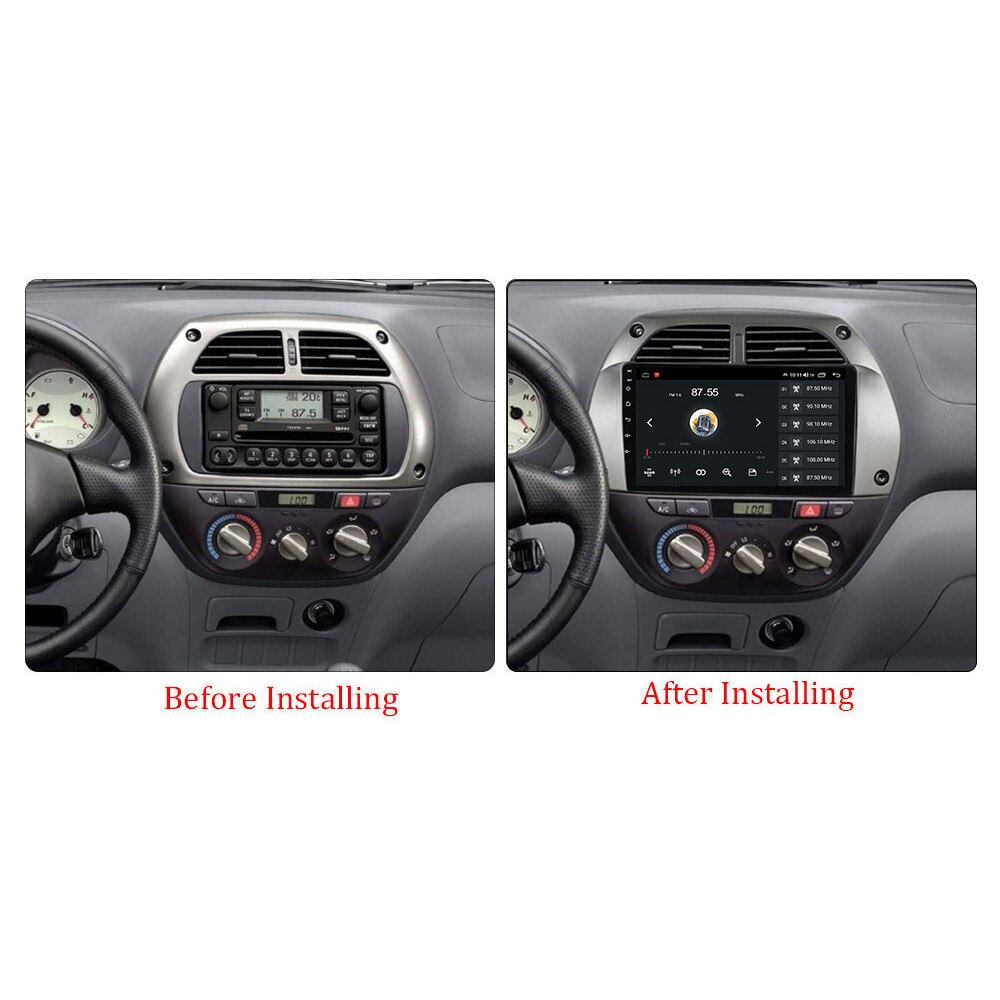 Navigatie dedicata Toyota RAV4 2001-2006, NAVI-IT, Android 13, Wireless ...
