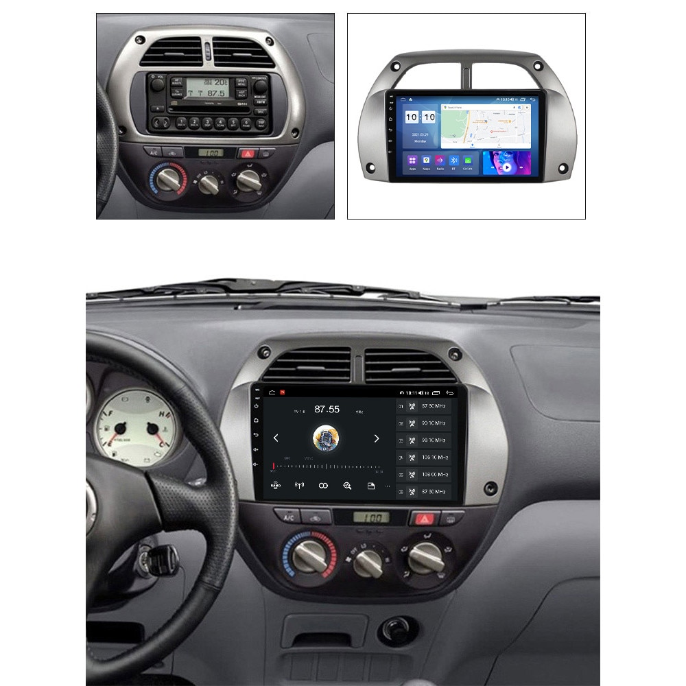 Navigatie dedicata Toyota RAV4 2001-2006, NAVI-IT, Android 13, Wireless ...
