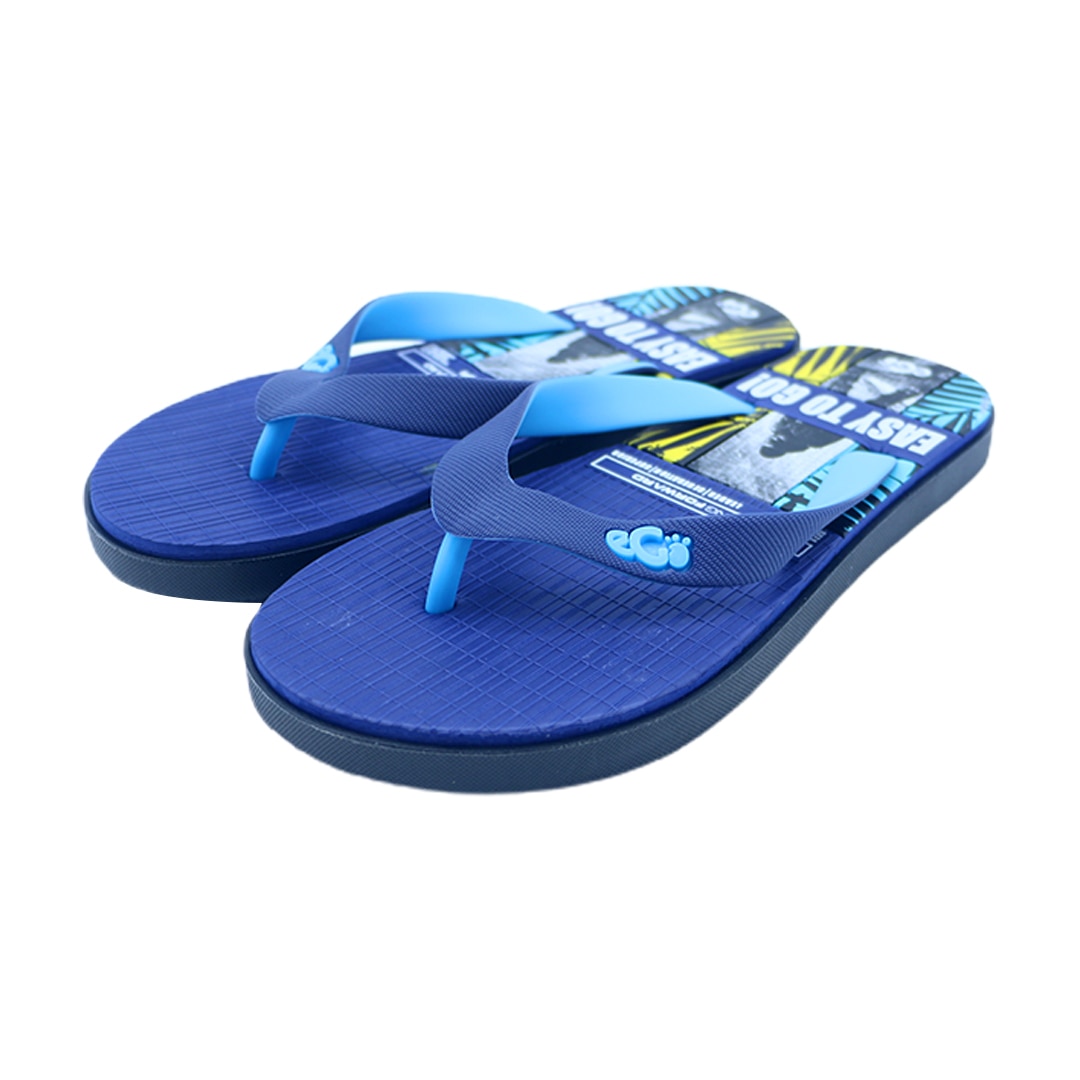 Slapi pentru barbati, de plaja, E307, bleumarin, 42 - eMAG.ro