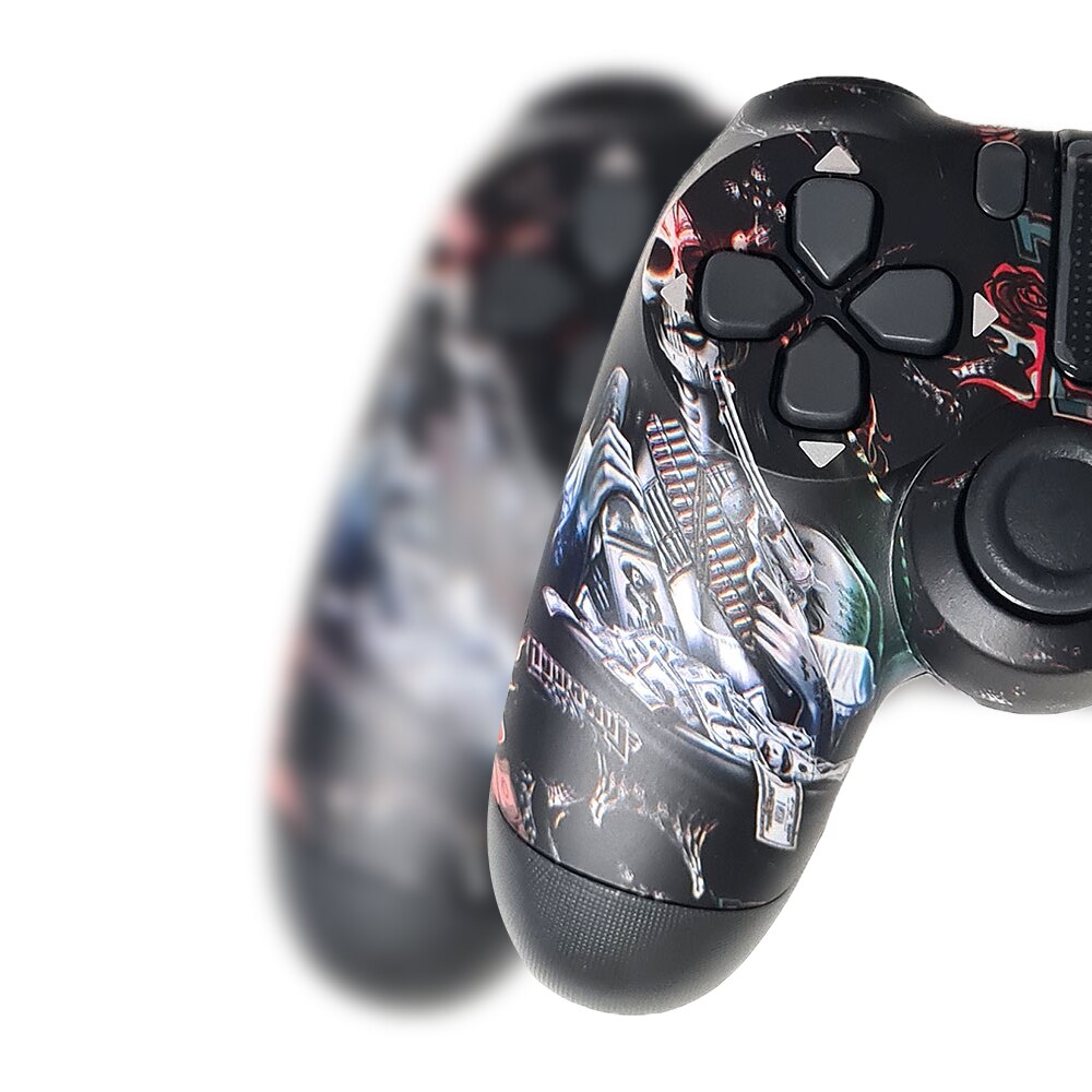 Controller Compatibil PS4 EDAR, Wireless, USB, Graffiti, Negru - eMAG.ro