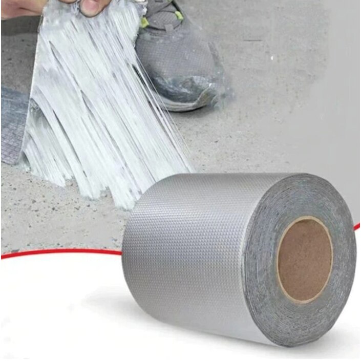 Banda Adeziva Etansare din Cauciuc Butilic Argintie 150MM x5M - eMAG.ro