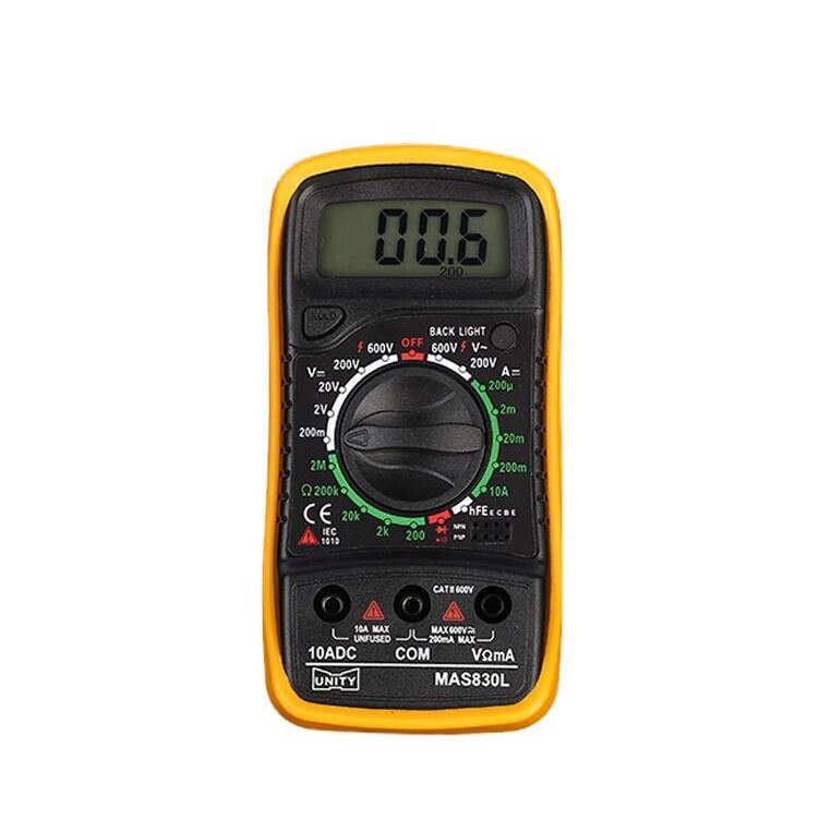 Multimetru digital, LCD, ABS, Negru - eMAG.ro