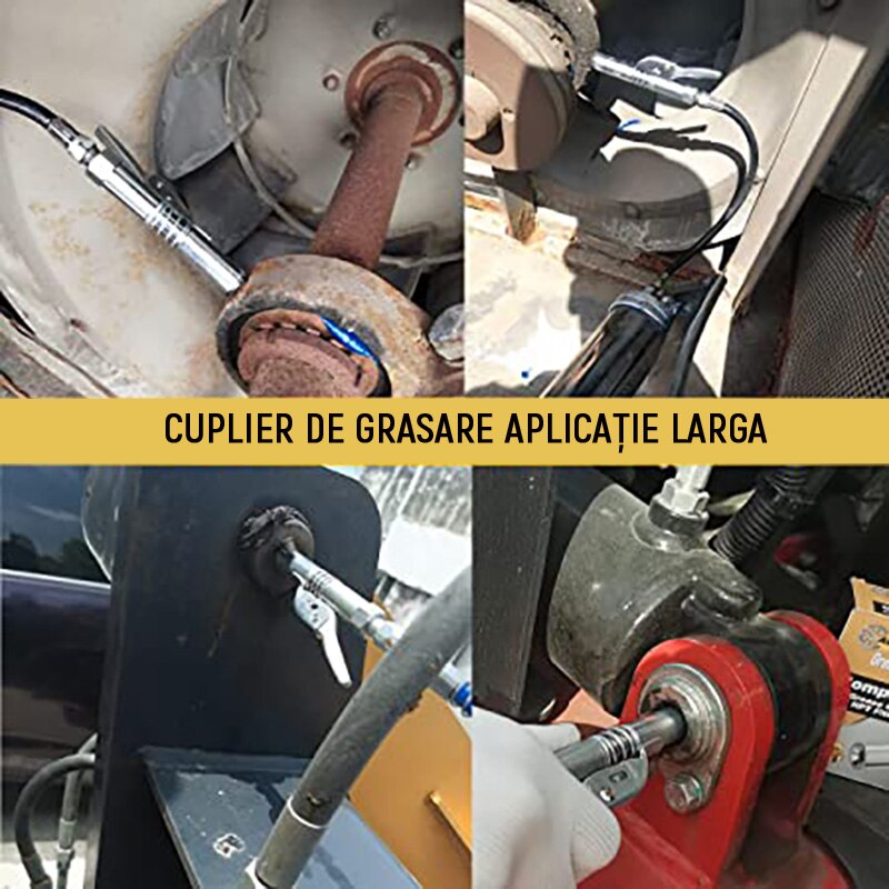 Set 2x conector pentru Grease Gun, Vaxiuja, 12000 PSI, Durable ...