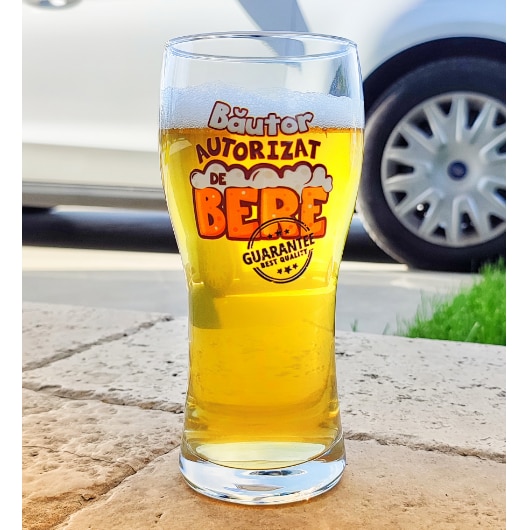 Pahar bere Bautor autorizat de bere, small 400 ml - eMAG.ro