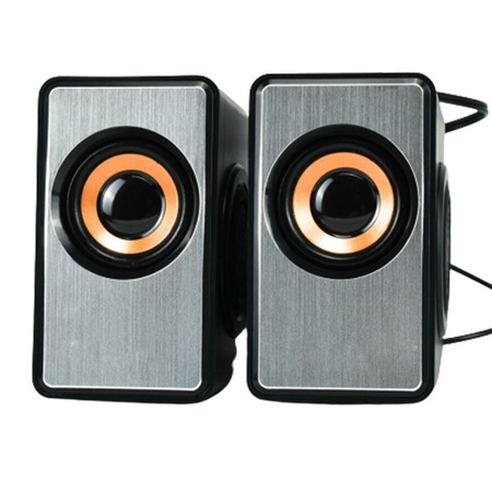 Boxe pentru PC Saiconcept, Putere 3W, Argintiu - eMAG.ro