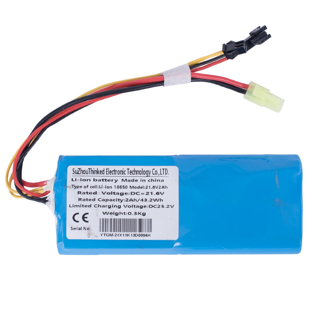 Li-Ion 18650 21.6V 2Ah(43.2Wh) батерия с BMS, размер 13.5x5.5x2 cm ...