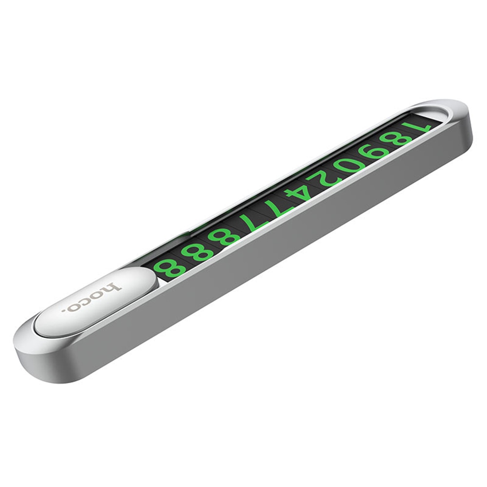 Suport Numar Telefon Auto Bord, Policarbonat, Parking, H373, Silver ...