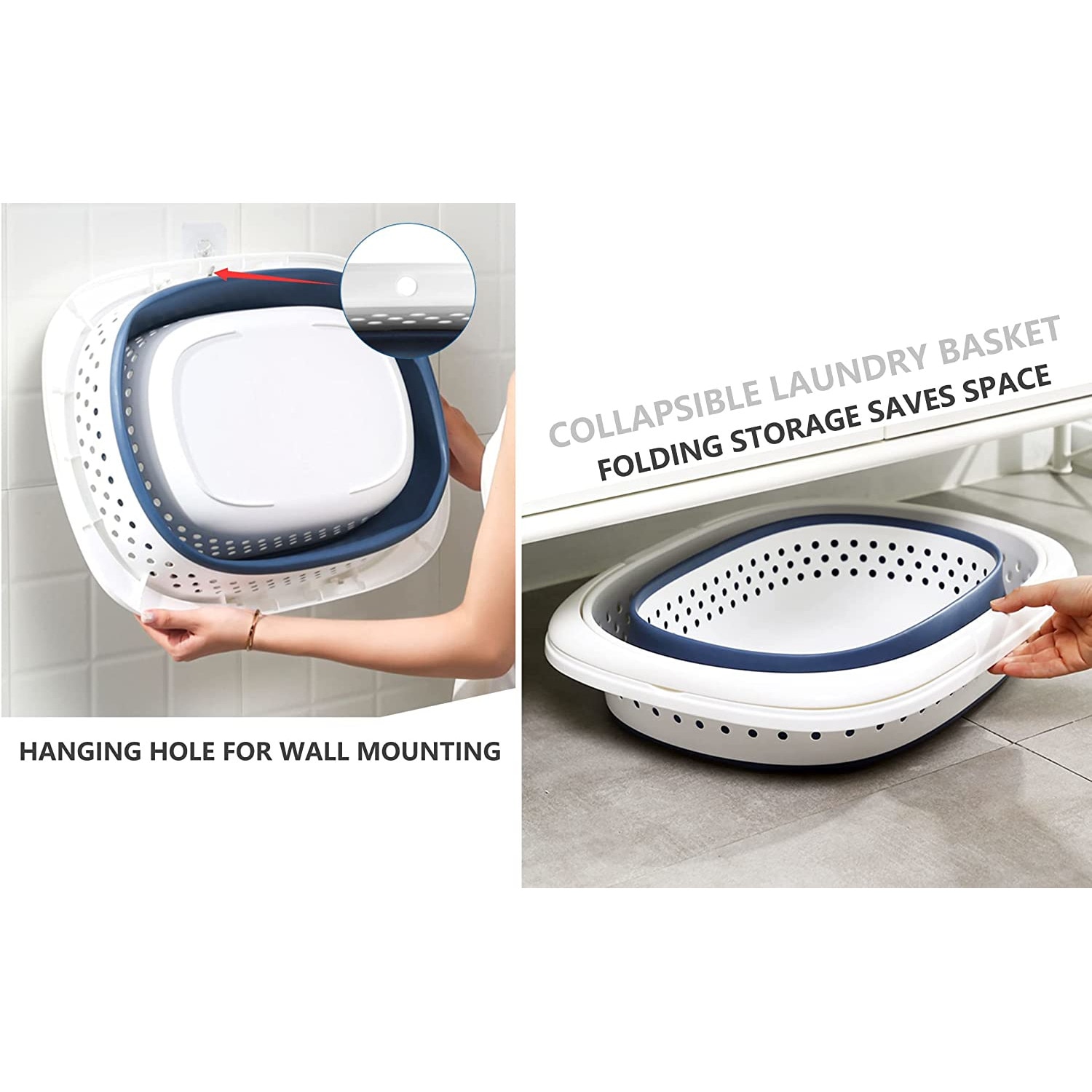 Cos de rufe pliabil cu manere, Simply Joy, multifunctional, pentru ...