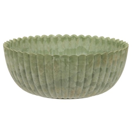 Bol decorativ plastic, verde, 15x6 cm - eMAG.ro