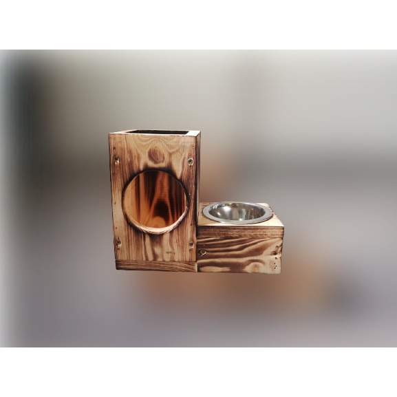 Set 2 x Adapator animale, Lemn, Maro - eMAG.ro