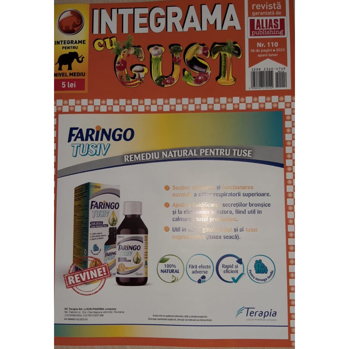Integrame cu gust nr.110, 36 pagini - eMAG.ro