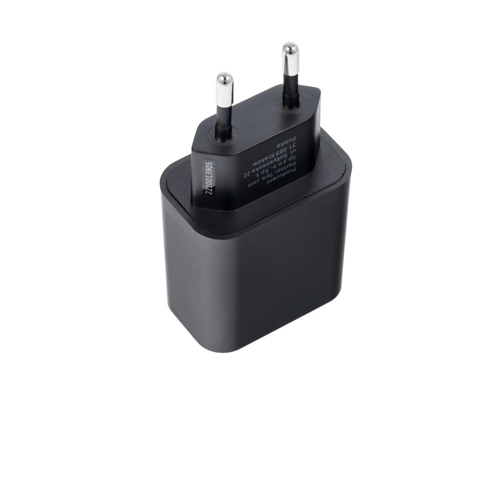 Telefon Töltő Bluestar Type C Usb C Fekete Hálózati Töltőfej 20w