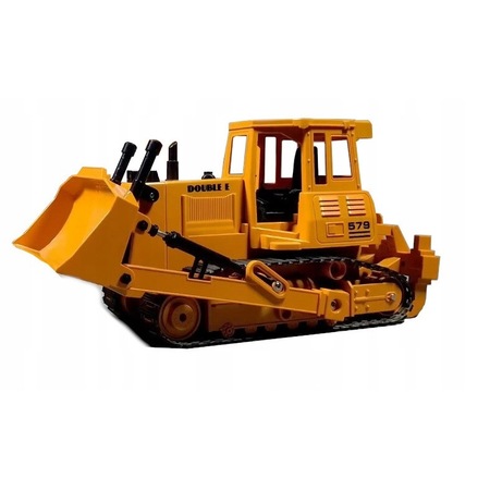 Buldozer de jucarie pentru copii cu telecomanda, Double E, ABS, 320 x ...
